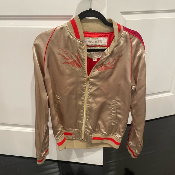 Avirex | Jackets & Coats | Avirex Japanese Style Bomber Jacket Size ...